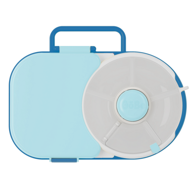 GoBe Lunch Box Blueberry Blue — little dinosaur kids boutique