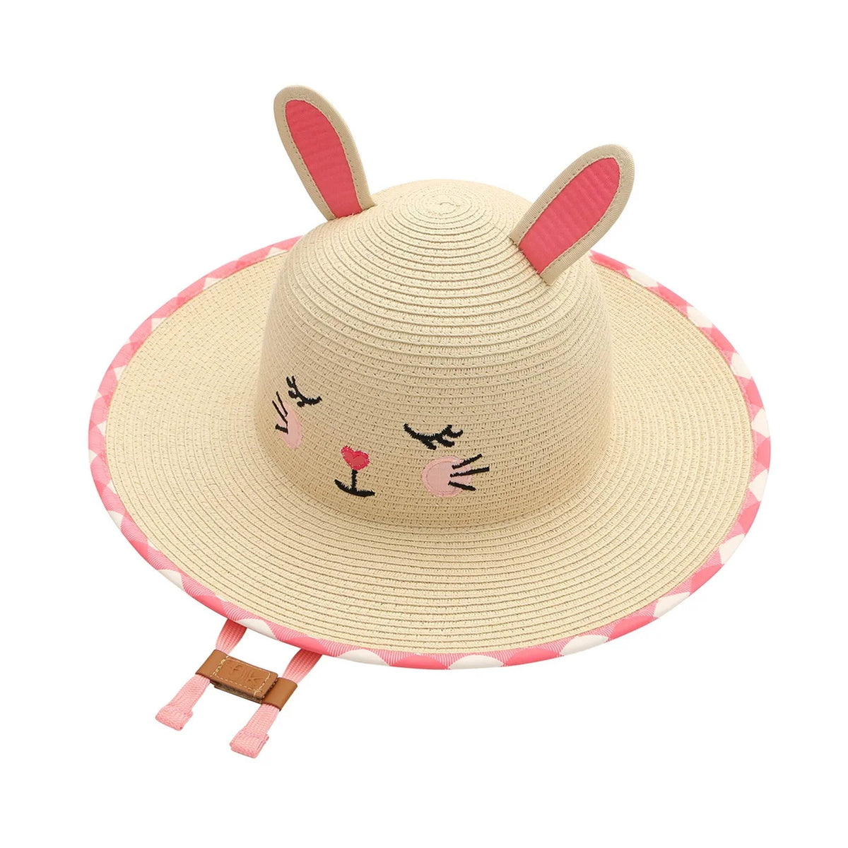 Kids Lifeguard Straw Hat - Bunny — little dinosaur kids boutique