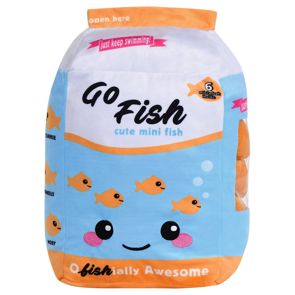 Go Fish Packaging Fleece Plush — little dinosaur kids boutique