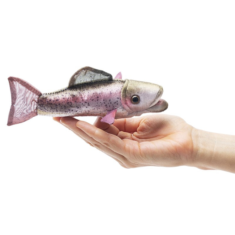Mini Rainbow Trout Finger Puppet — little dinosaur kids boutique