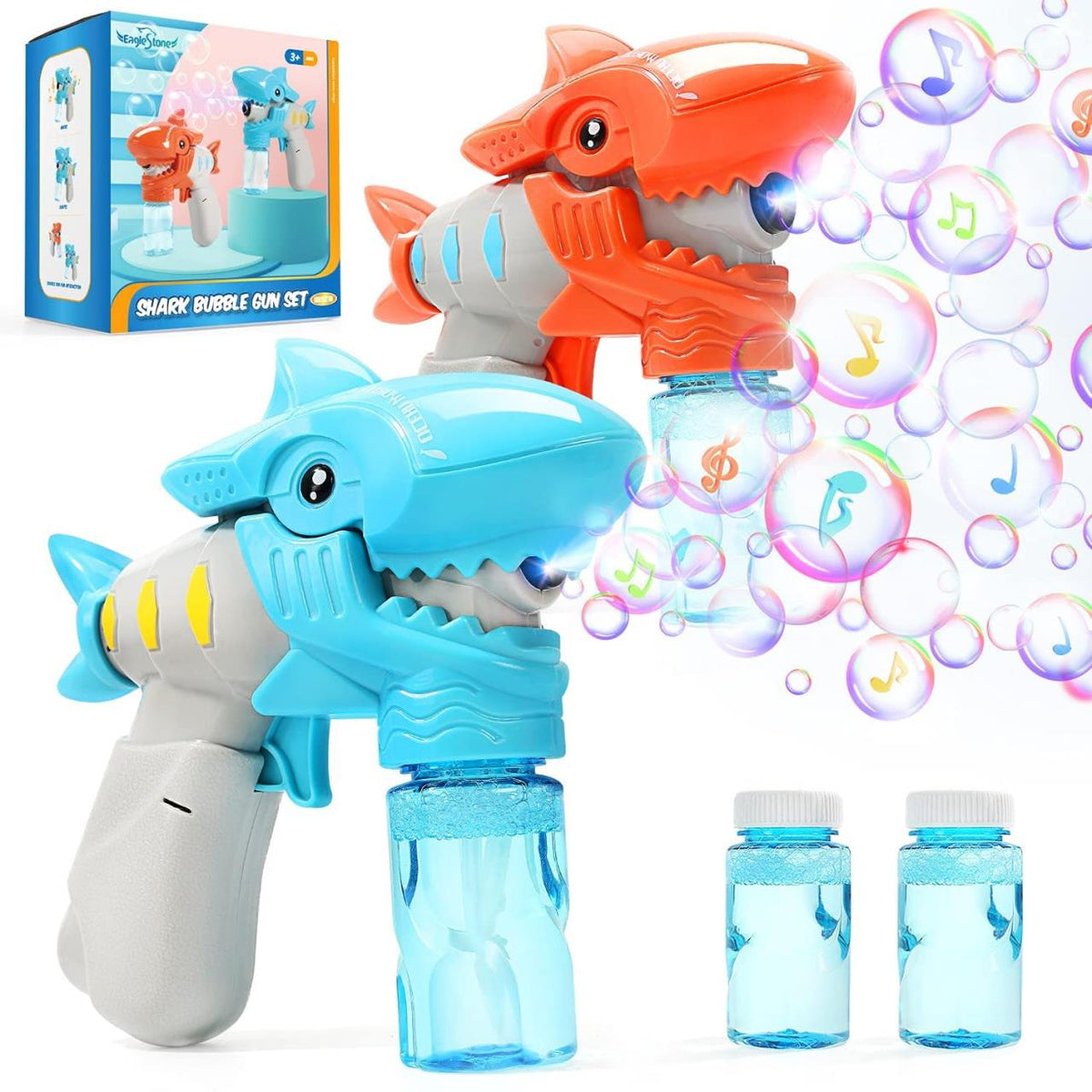 Shark Bubble Gun Set — little dinosaur kids boutique
