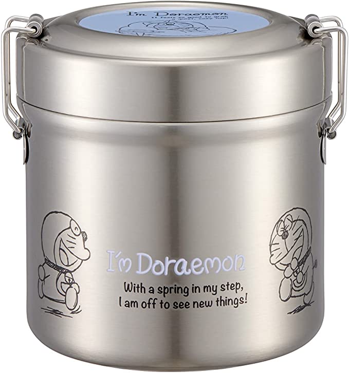 Antibacterial Insulated Bento Box I'm Doraemon 600ML — little dinosaur ...