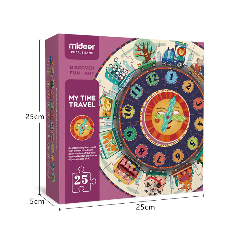 My Time Travel Jigsaw Puzzle Clock – 25 Pieces — little dinosaur kids ...