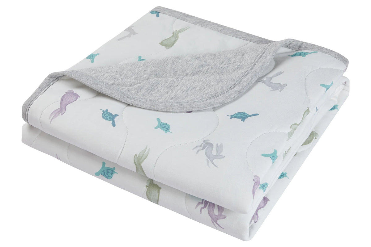 Small Quilted Bamboo Jersey Cozy Blanket 2.0 TOG - The Tortoise & The ...